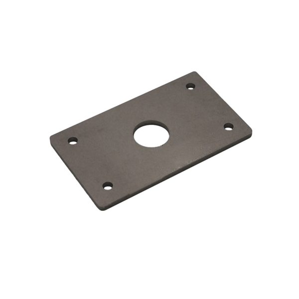 5" x 3" x 3/16" metal plate, 4 holes - Farmhouse Hardware
